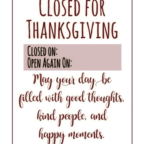 Creepy Monkey Closed For Thanksgiving 02a